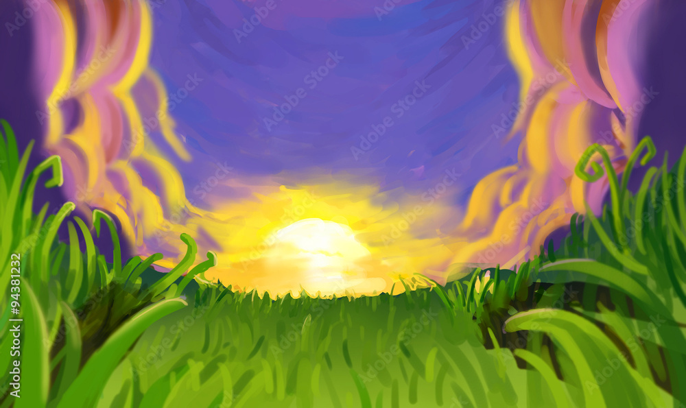 Ancient Battlefield Background