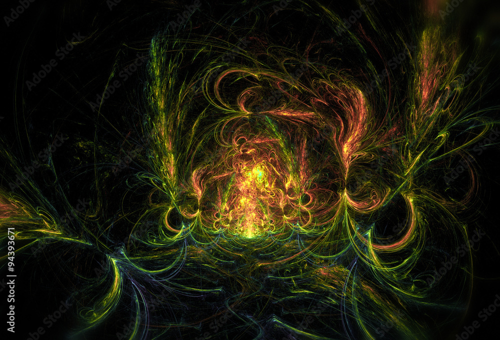 Digital Art: Fractal Graphics: The Spider Cave. Fantastic Wallpaper ...