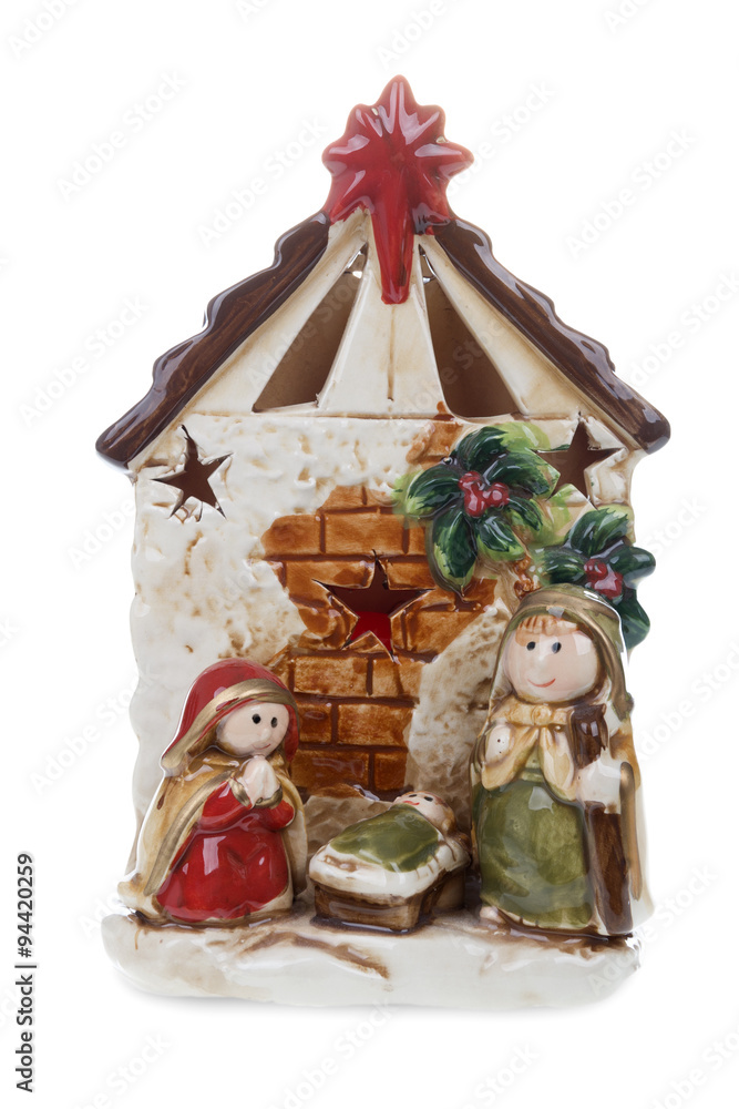 Christmas Crib / Photography of a Christmas nativity scene with the ...