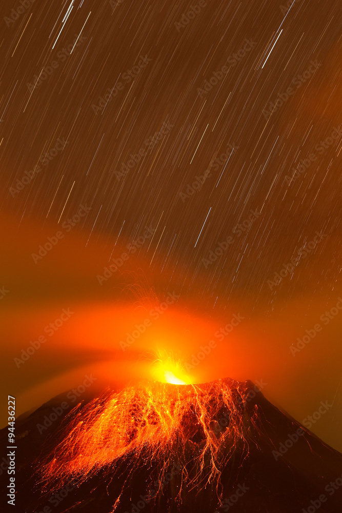 volcano erupt explosion smoke geothermal volcanic energy tungurahua ...