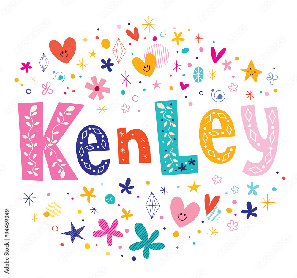 Kenley Stock Vector | Adobe Stock