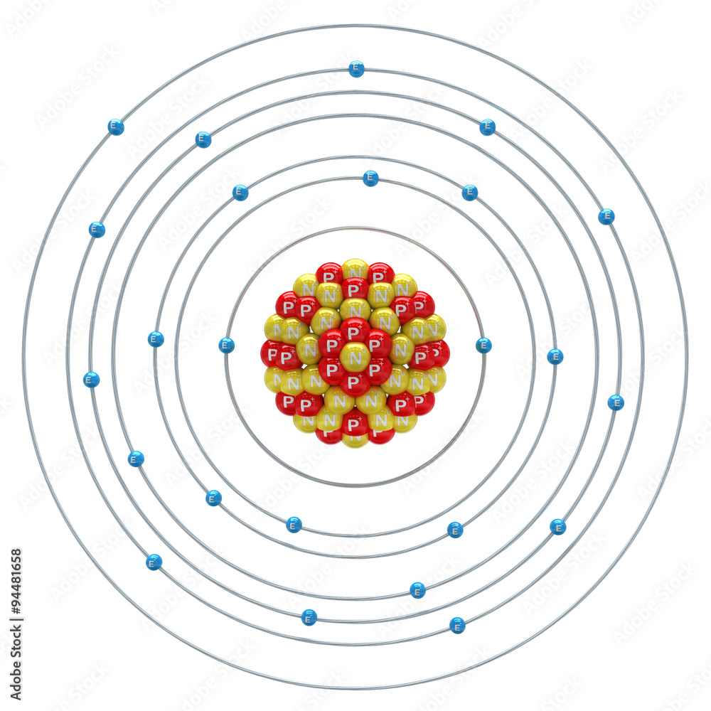 Chromium Atom Model