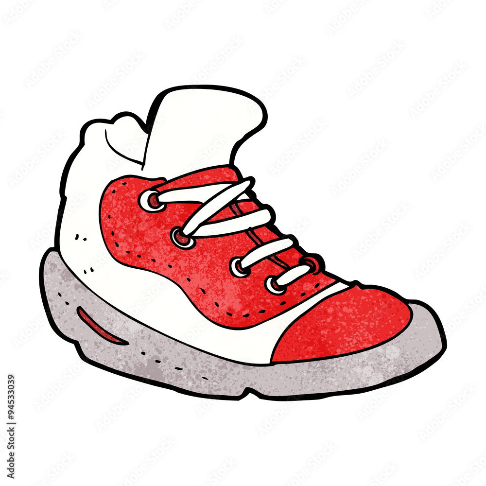 cartoon sneaker Stock Vector | Adobe Stock