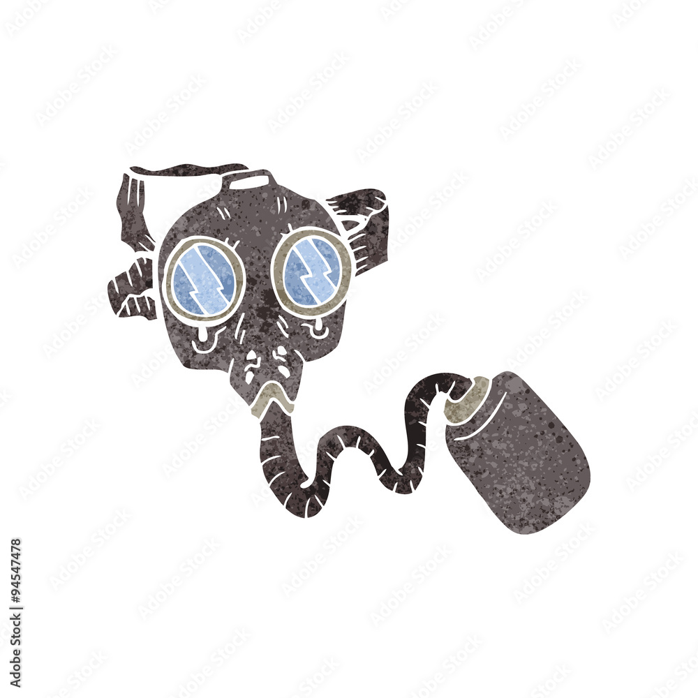 cartoon gas mask Stock Vector | Adobe Stock