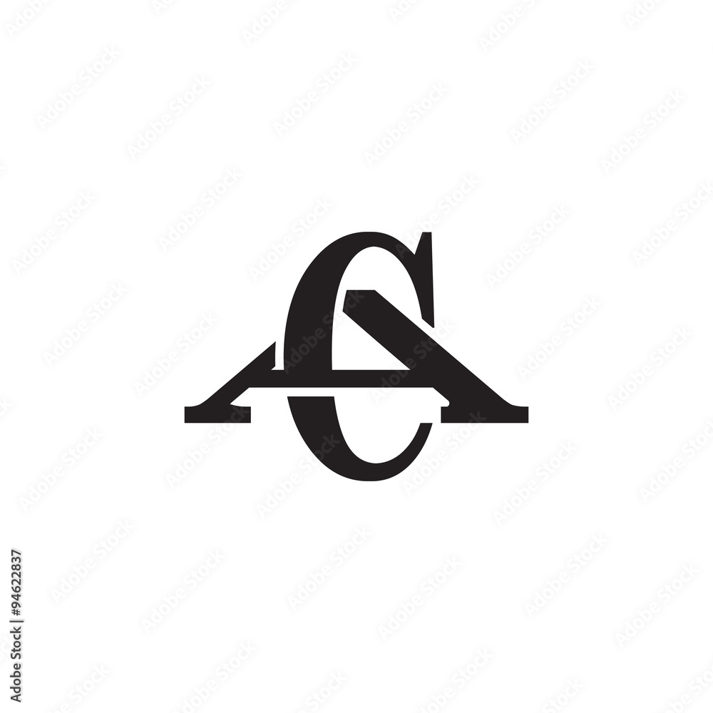 Letter A and C monogram logo Stock Vector | Adobe Stock