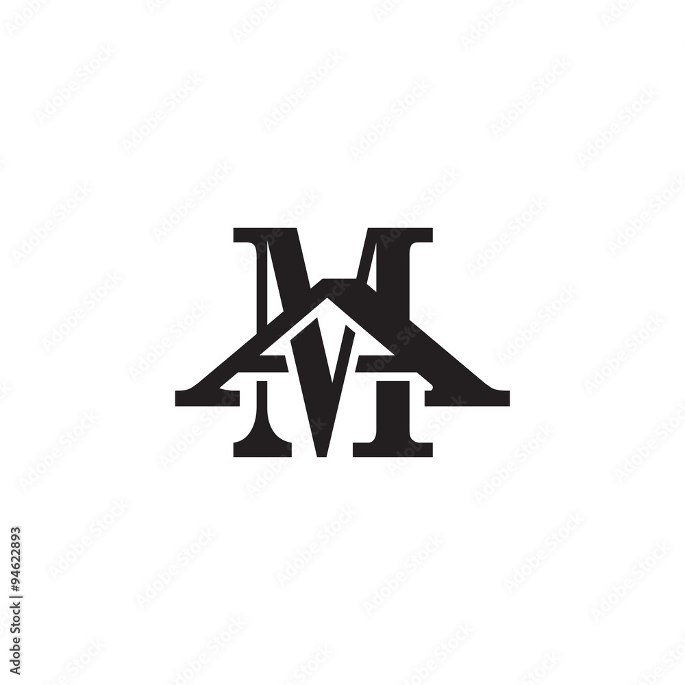 Letter A and M monogram logo Stock Vector | Adobe Stock