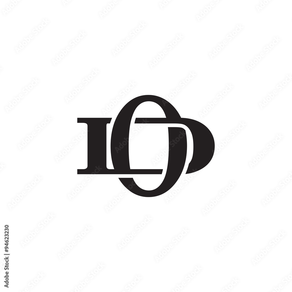 Letter D and O monogram logo Stock Vector | Adobe Stock