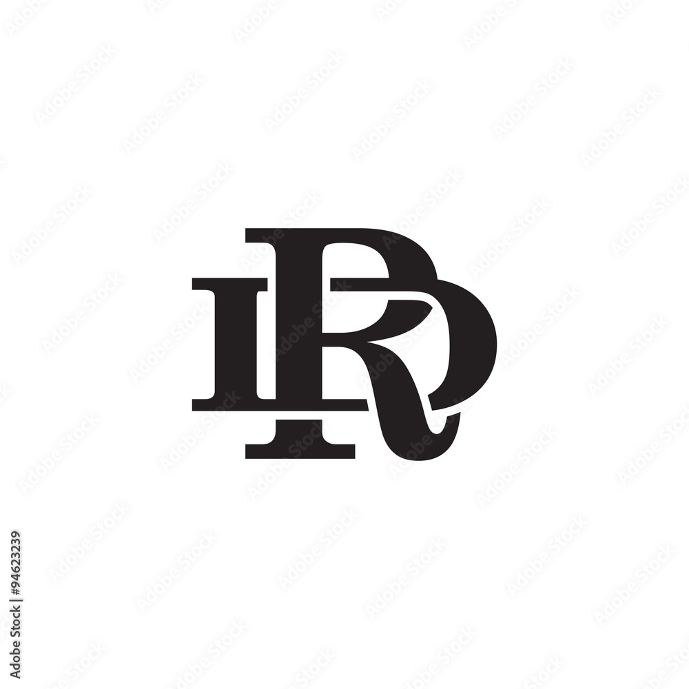 Letter D and R monogram logo Stock Vector | Adobe Stock