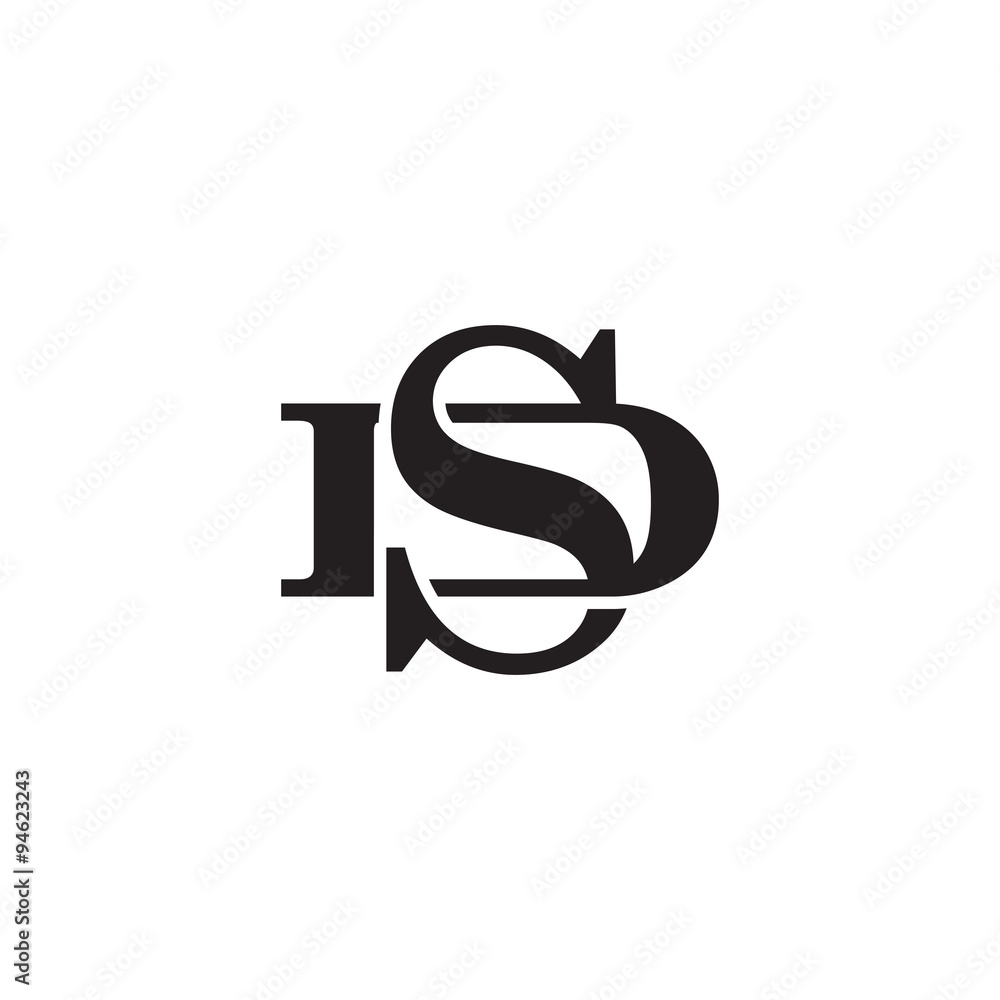 Letter D and S monogram logo Stock Vector | Adobe Stock