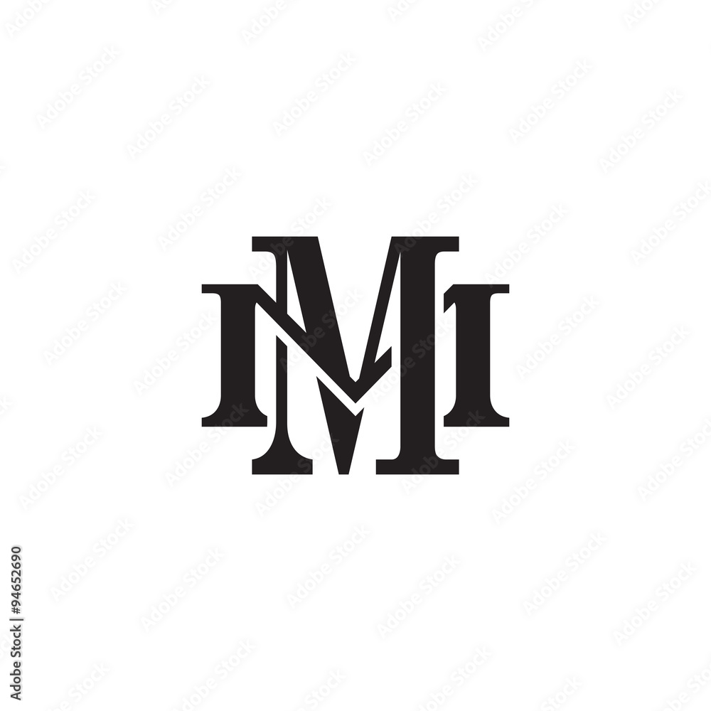 Letter M And M Monogram Logo Stock Vector Adobe Stock Letter M And M Monogram Logo Stock Vector Adobe Stock