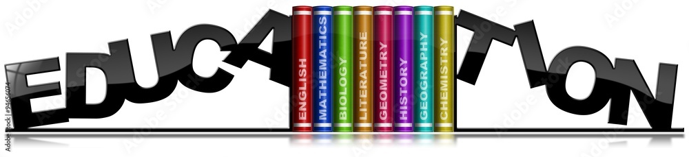 Education - Bookends with School Books / School books and bookends in ...