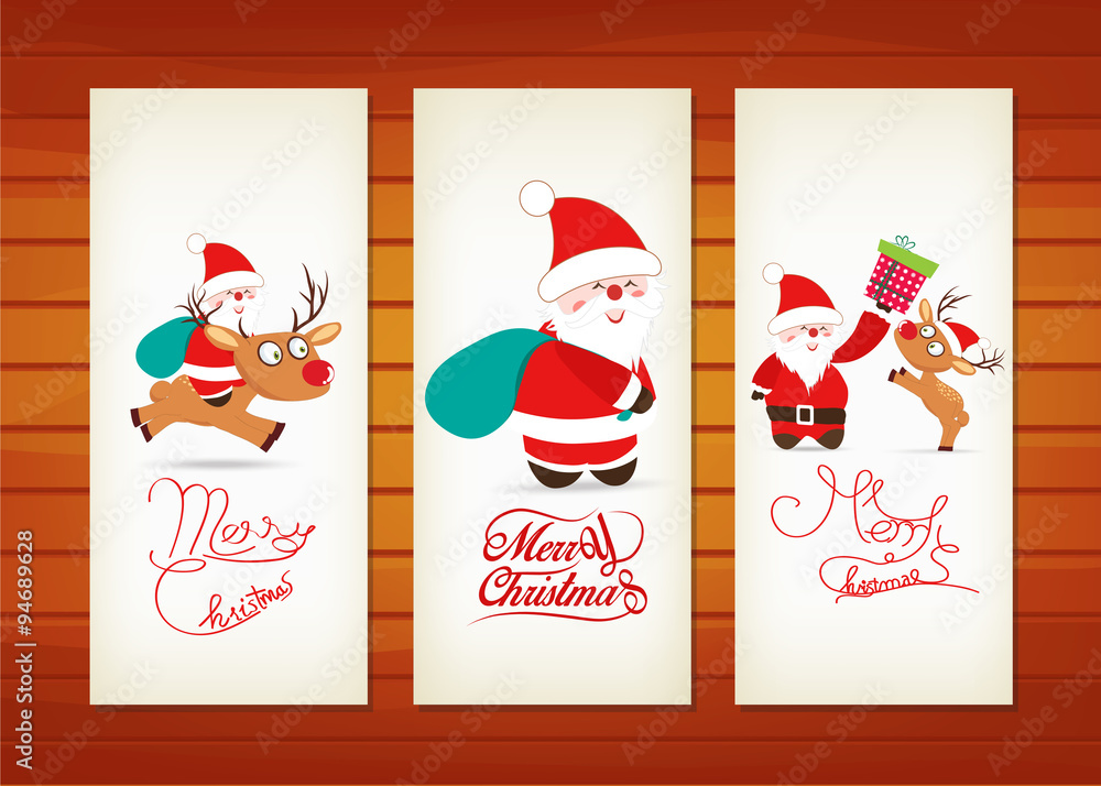Collection of Christmas banners Stock Vector | Adobe Stock