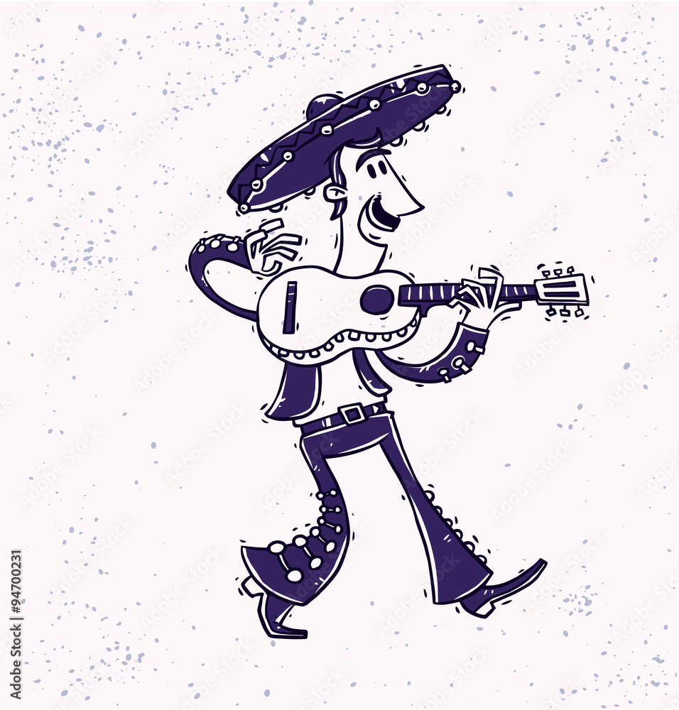 Mariachi Drawing