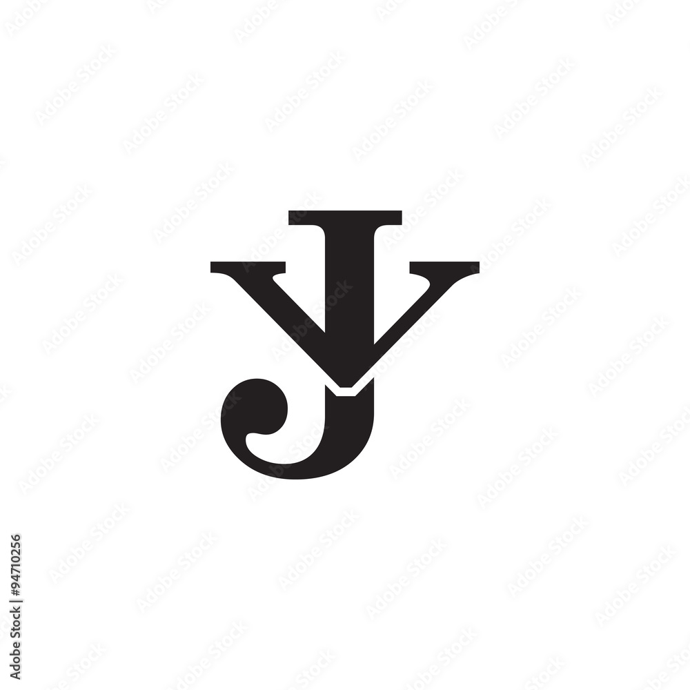 Letter V And J Monogram Logo Stock Vector Adobe Stock letter-v-and-j-monogram-logo-stock-vector-adobe-stock