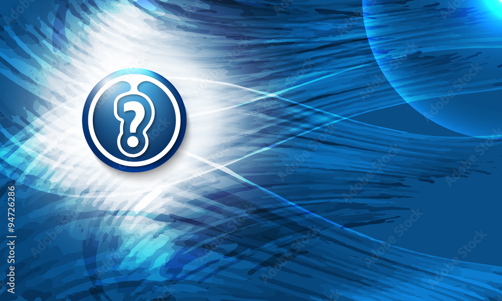 Vector abstract blue background and question mark Stock Vector | Adobe ...