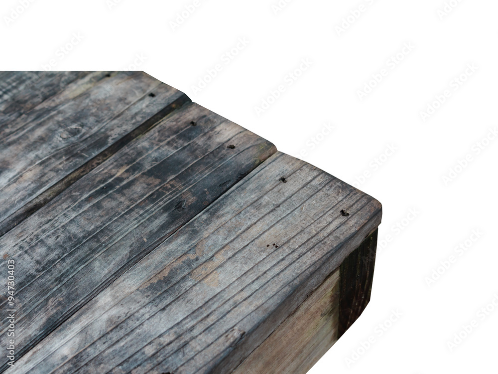 Wood table corner Stock Photo | Adobe Stock