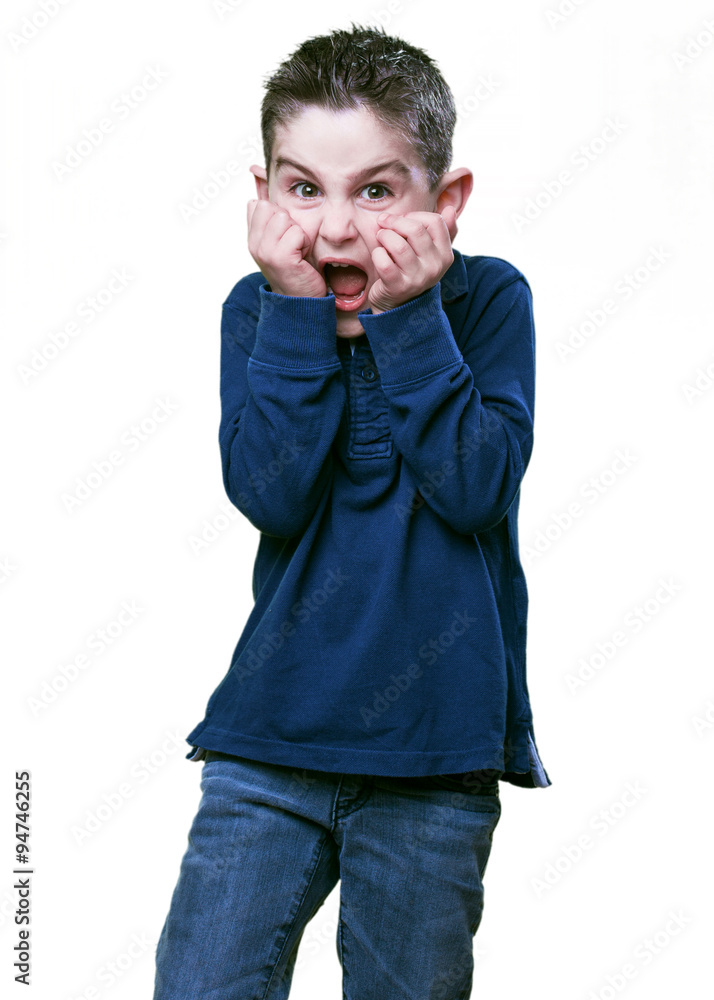 Frightened Little Boy