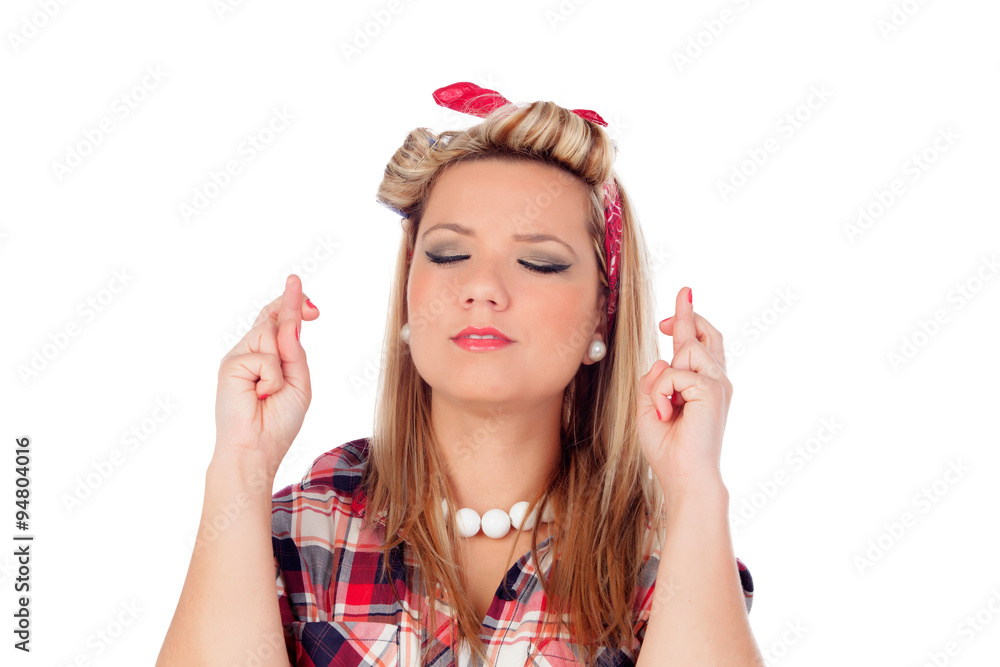 Fingers Crossed Cute
