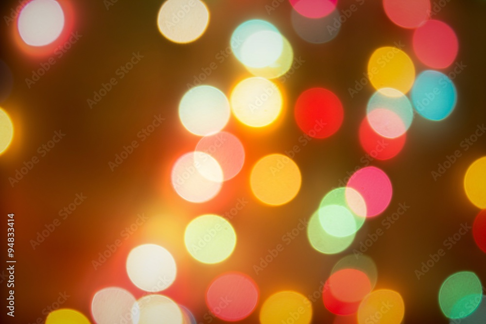 Colorful circles of light abstract background Stock Photo | Adobe Stock