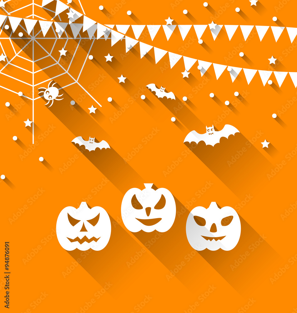 Halloween Paper Background Stock Vector | Adobe Stock