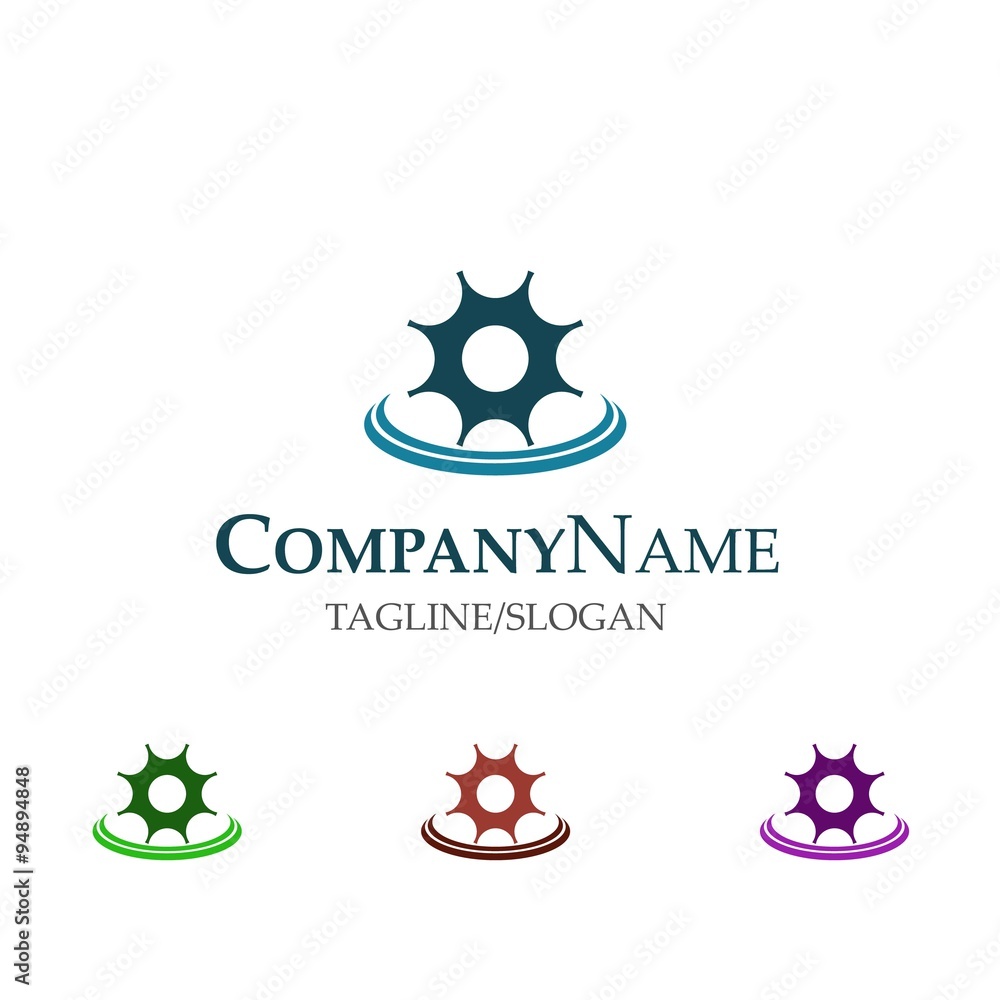 Technology logo icon Vector Stock Vector | Adobe Stock