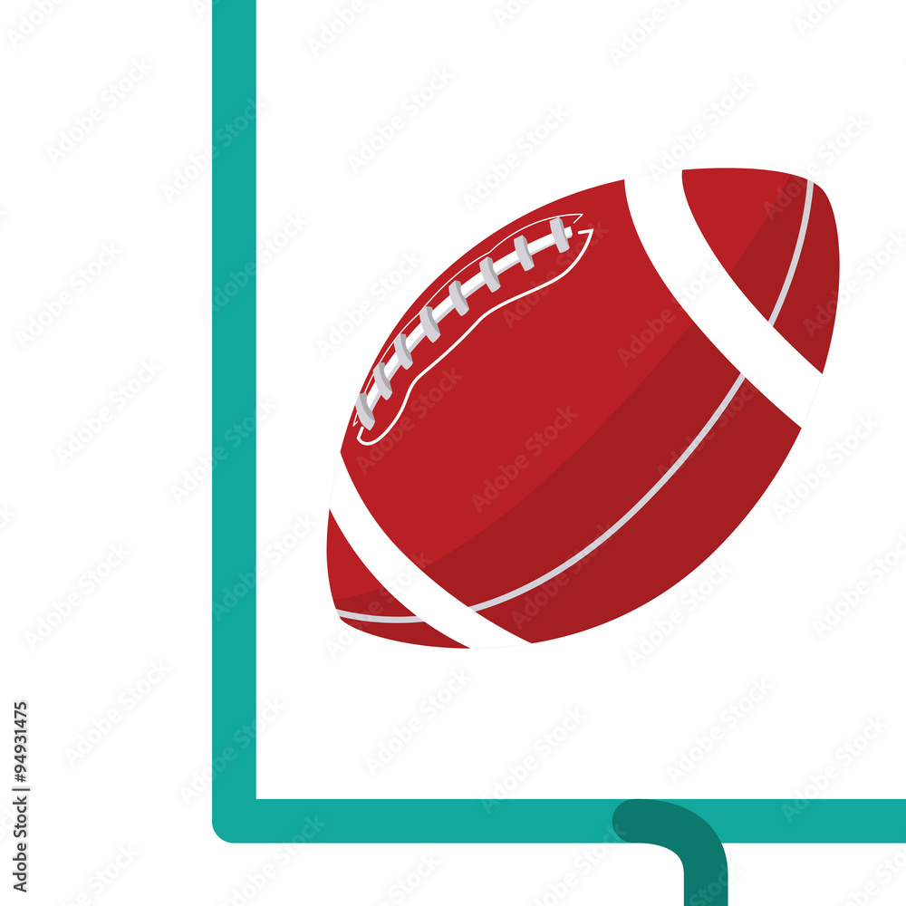 Football Field Goal Vector