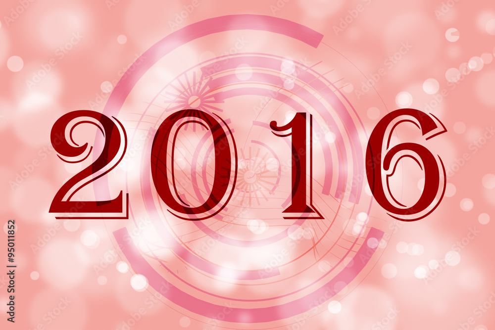 Sign with year 2016 Stock Illustration | Adobe Stock