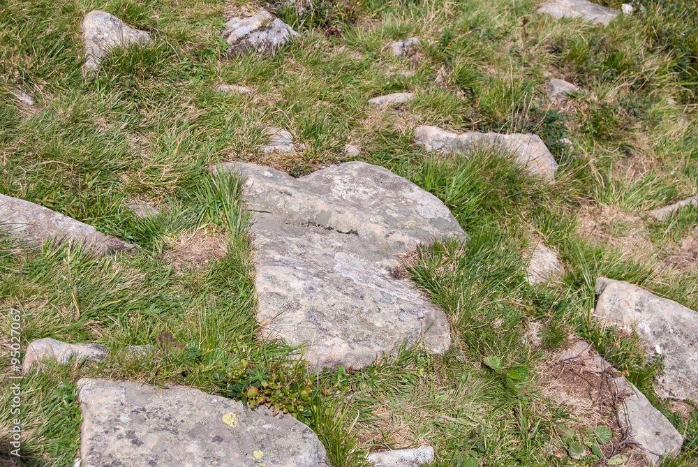 Old stone road Stock Photo | Adobe Stock