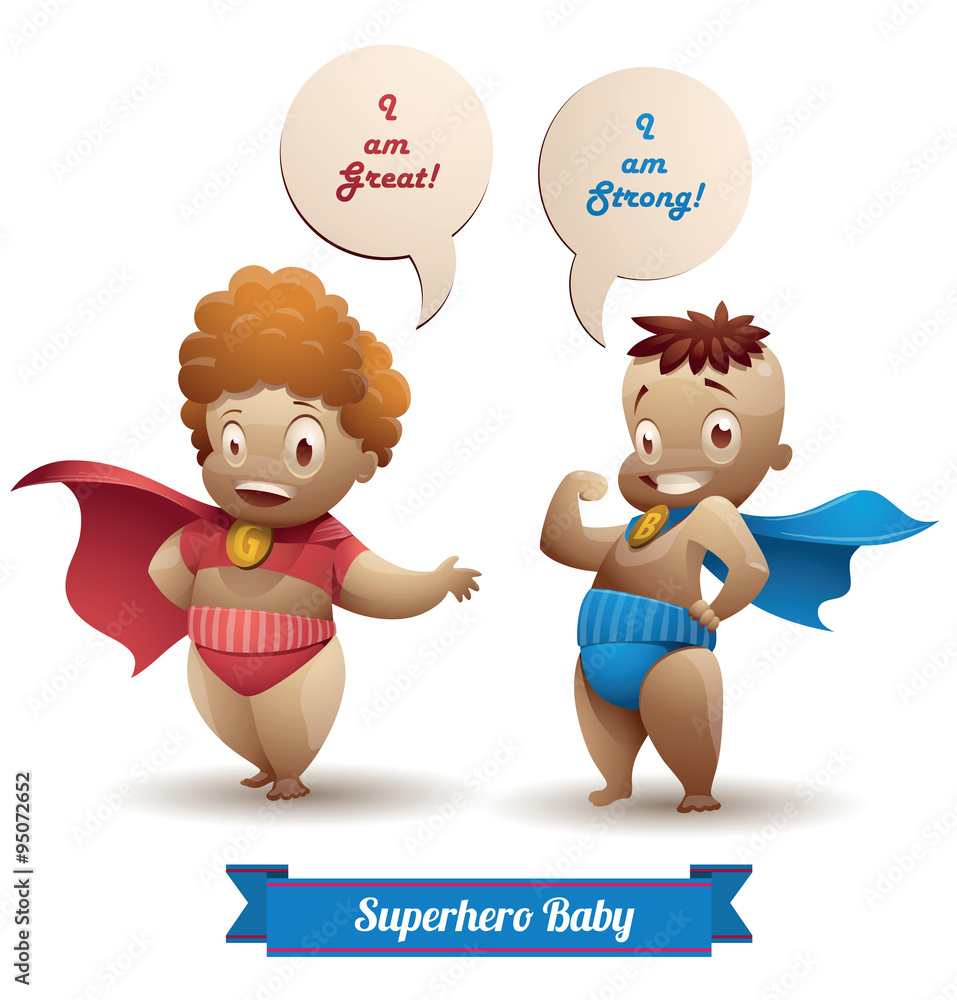 Strong Baby Cartoon