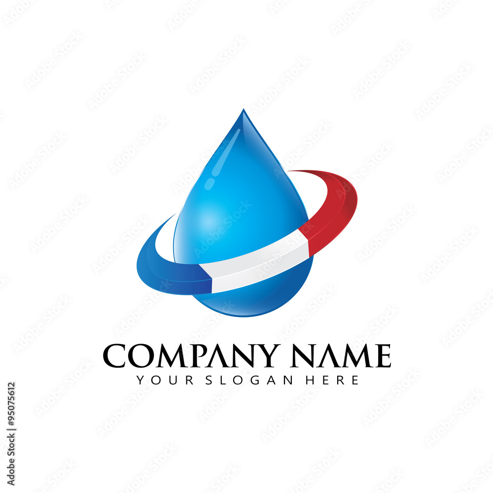 France Water logo icon Stock Vector | Adobe Stock
