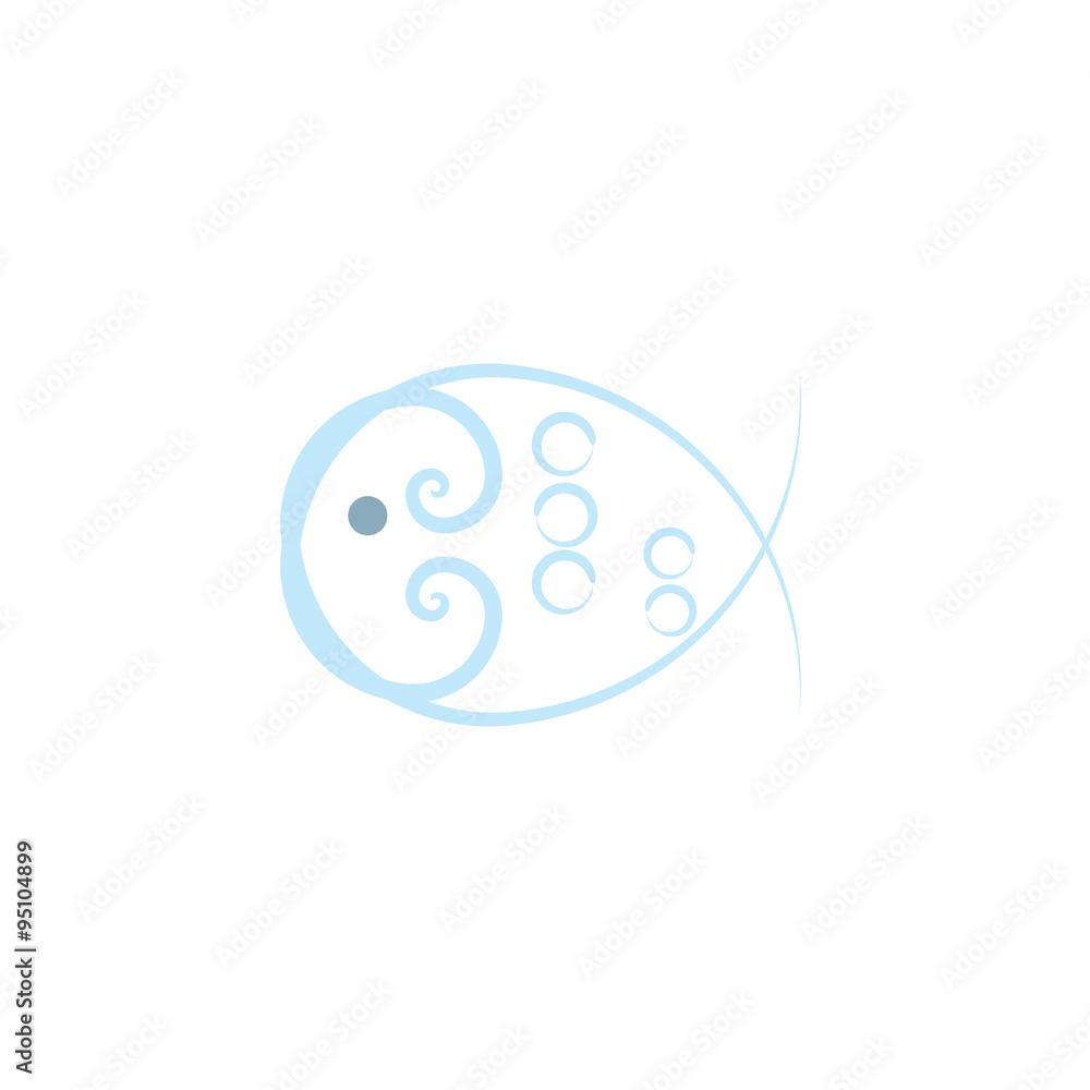 Christianity Simbol Beautiful Fish God Jesus Christ Bible Love Vector ...