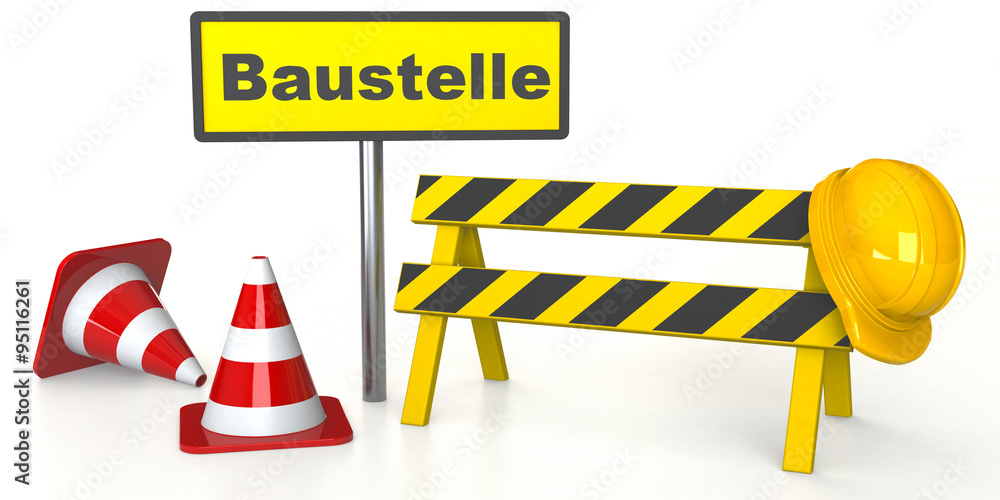 homepage baustelle Stock-Illustration | Adobe Stock
