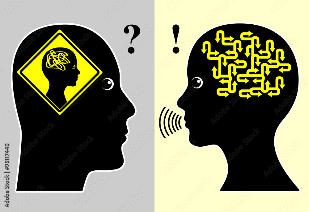 Woman Talking in Riddles the Man cannot decode due to different ...