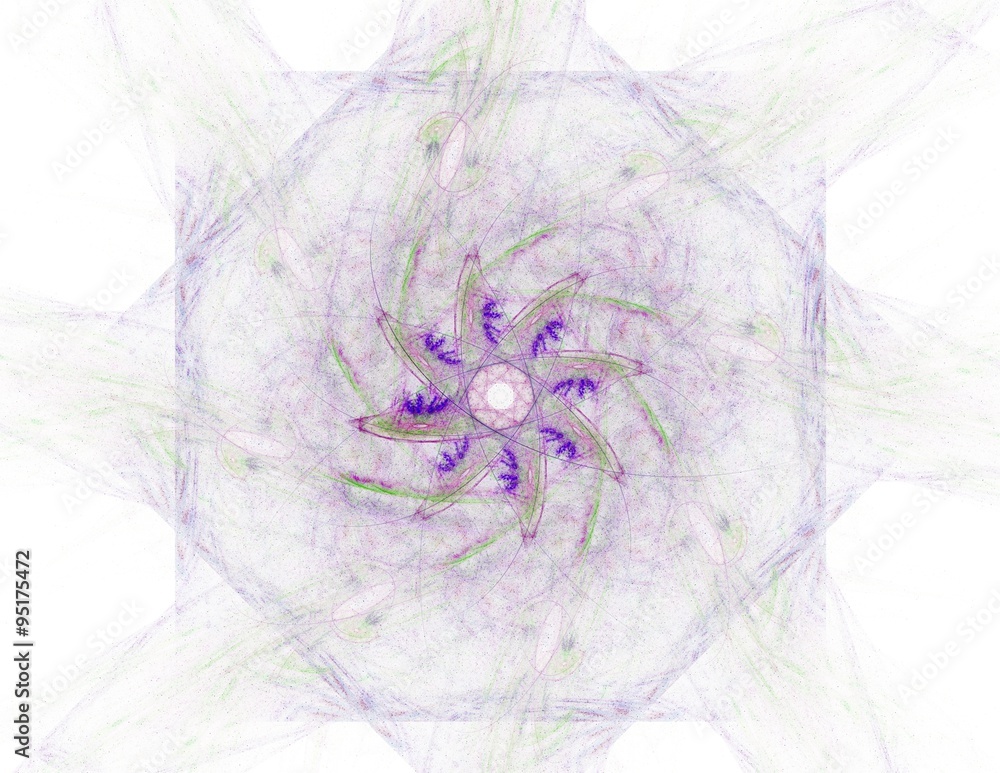 Abstract fractal patterns and shapes. Fractal texture for prints. Stock ...