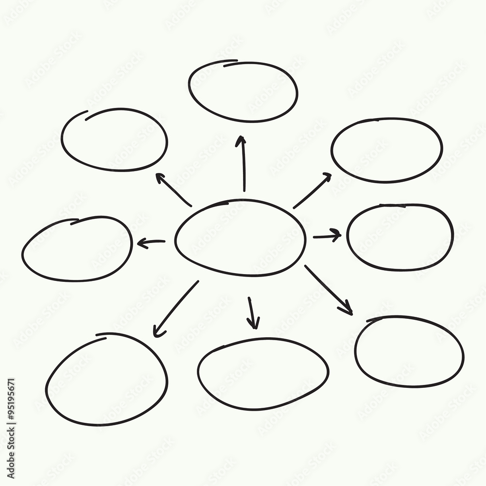 Abstract Flowchart Vector Design Stock Vector Adobe Stock