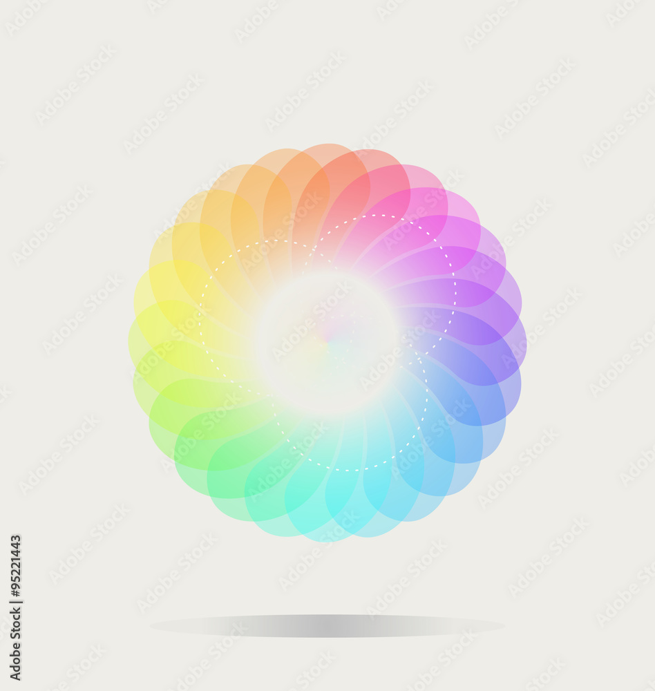 color wheel background Stock Vector | Adobe Stock