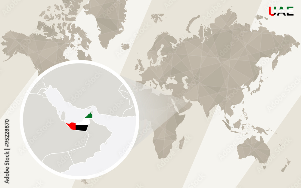 Uae On World Map