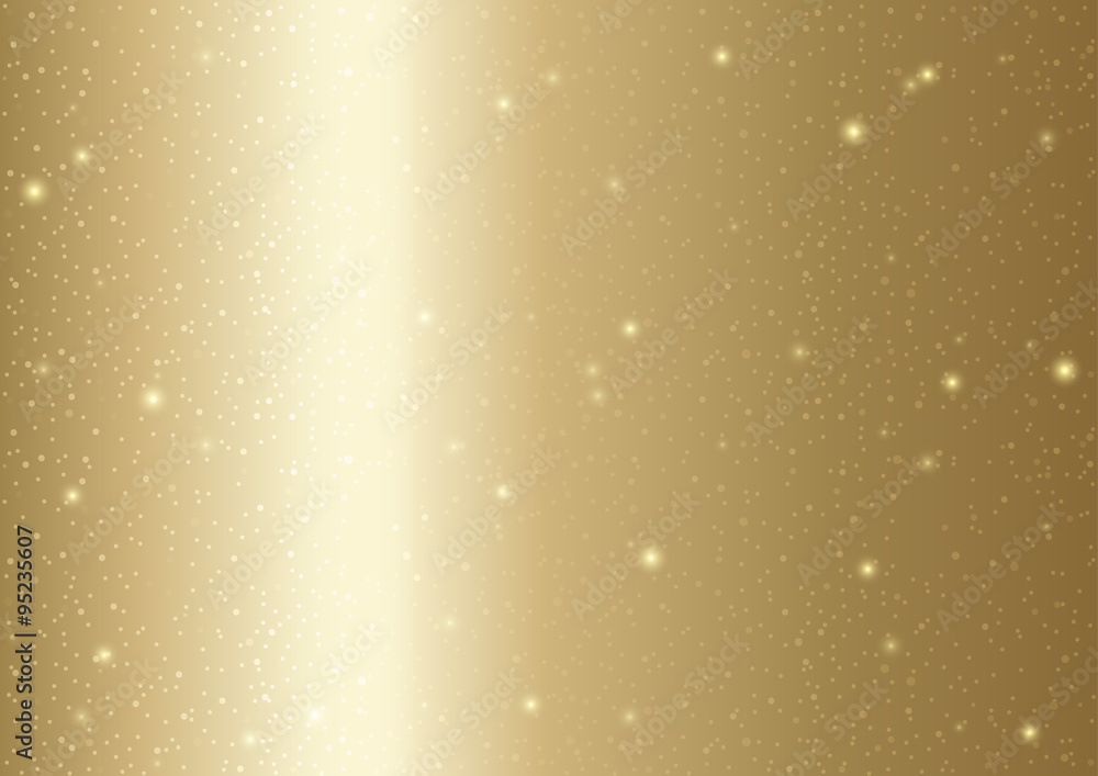 Gold Textured Background - Grainy Pattern with Glittering, Vector ...