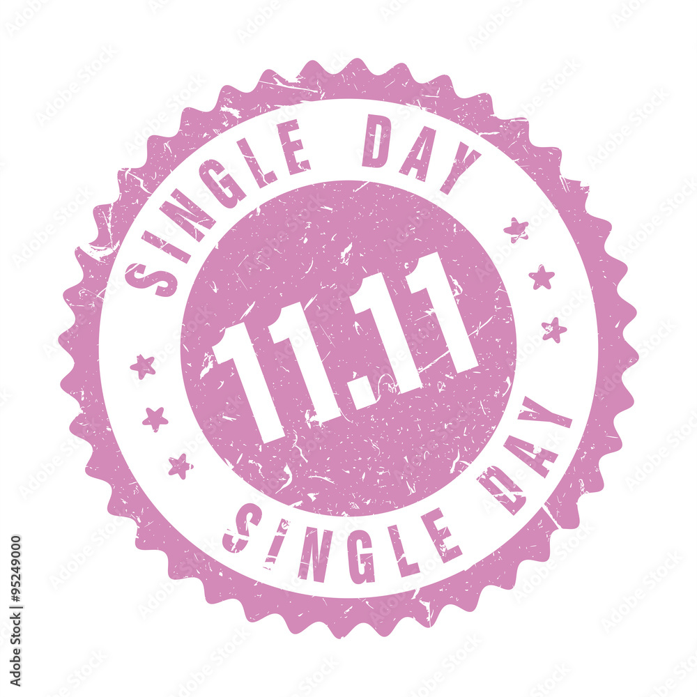 Vector Single Day Rubber Stamp Stock Vector | Adobe Stock