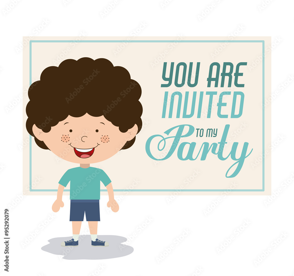party invitation design Stock Vector | Adobe Stock