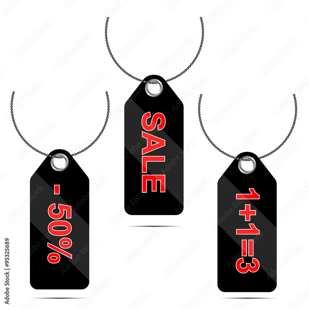 Set of sales tags. Stock Vector | Adobe Stock