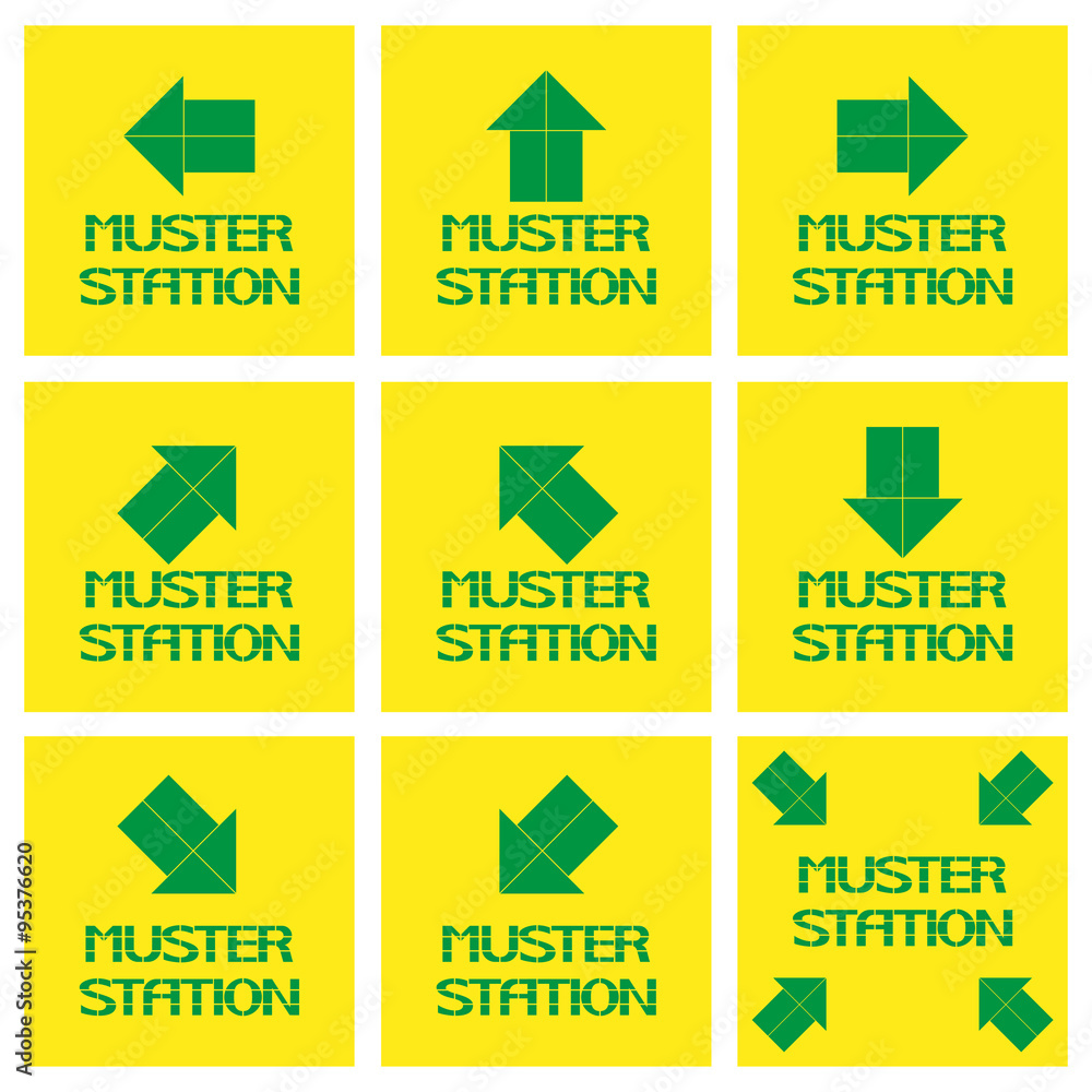 Muster station Stock Vector | Adobe Stock