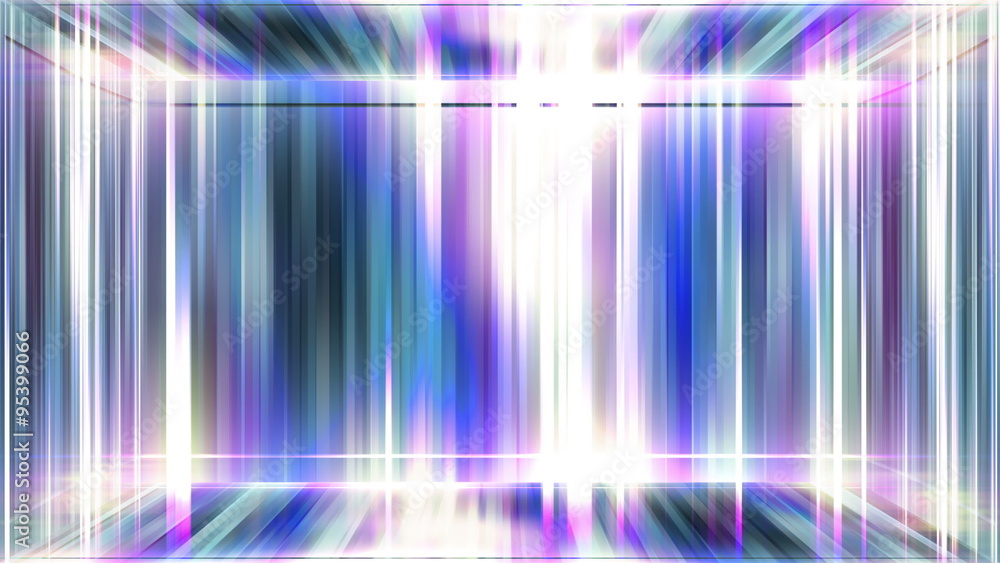 Crystal light reflections loop - 4k. Computer generated image to use ...