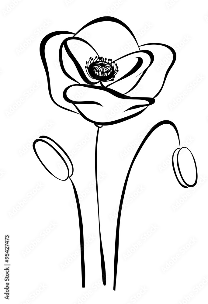 Simple Abstract Flower