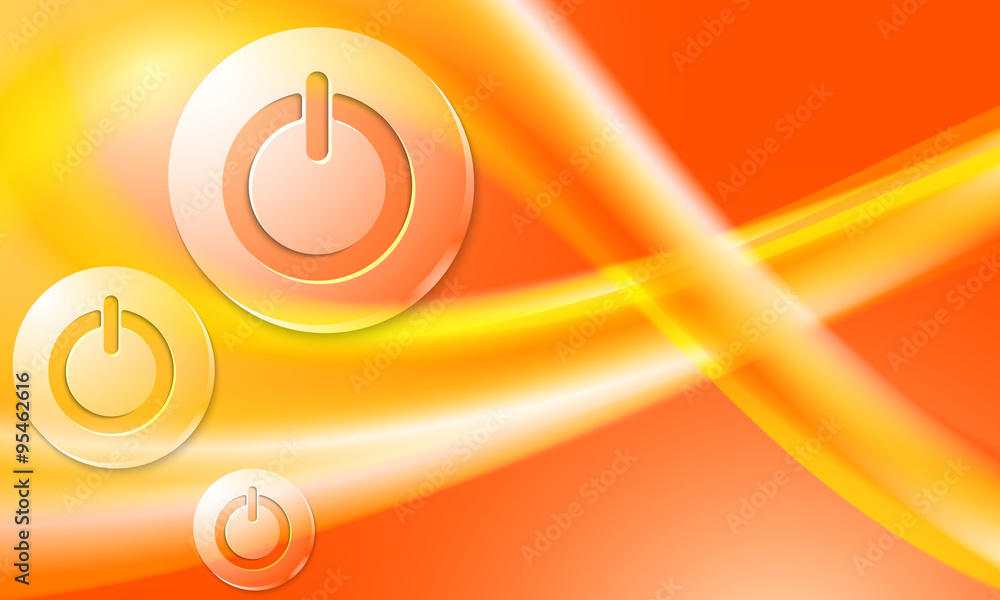 Vector background with abstract rainbow and transparent power bu Stock ...