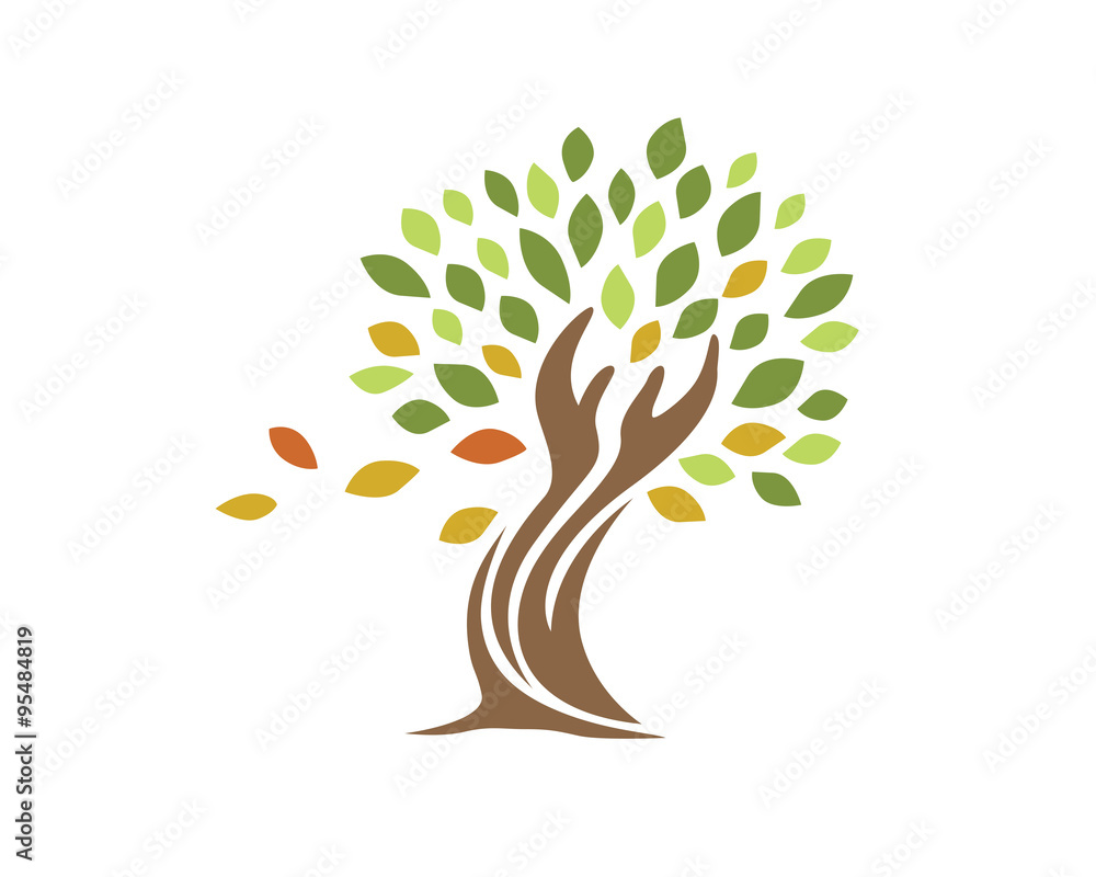 Helping Hands Tree Clipart