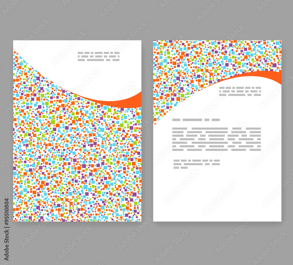 Flyer, leaflet, booklet layout. Editable design template A4 Stock Vector | Adobe Stock