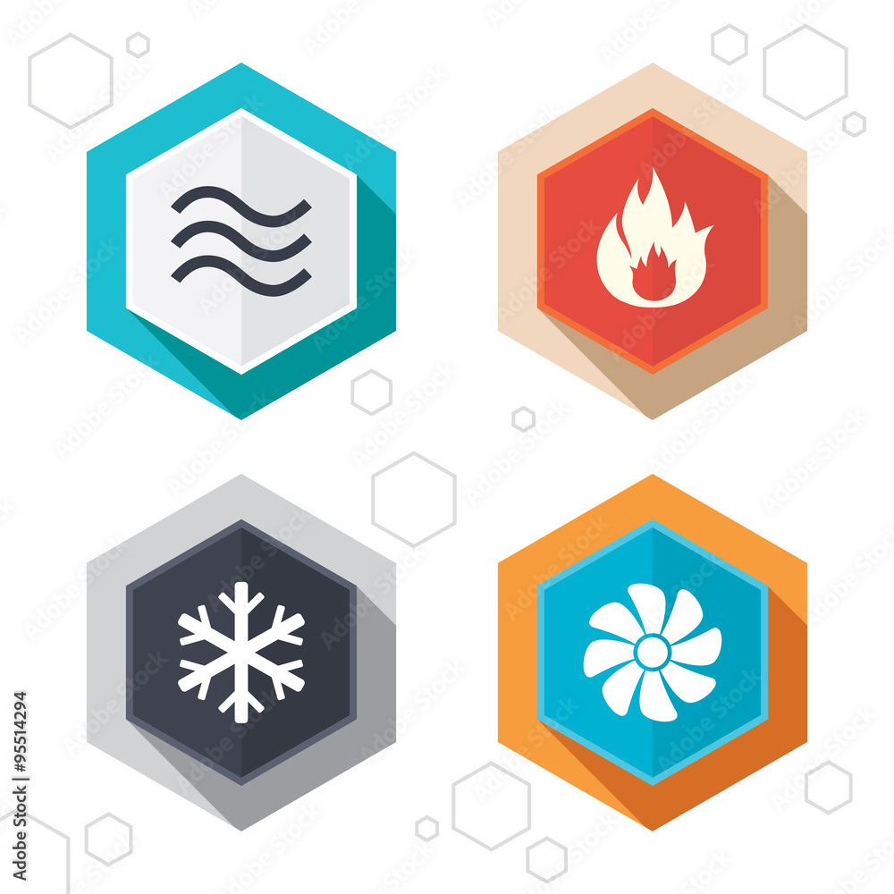 HVAC. Heating, ventilating and air conditioning. Stock Vector | Adobe Stock
