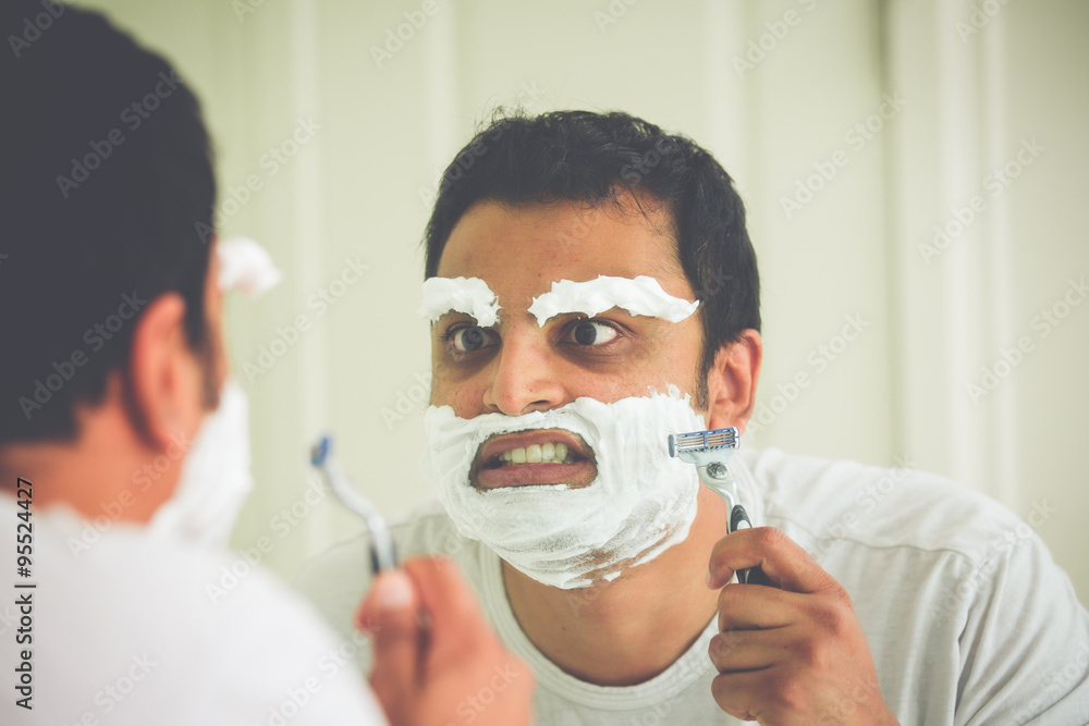 Closeup portrait, overzealous mentally deranged, mad as a hatter, young ...