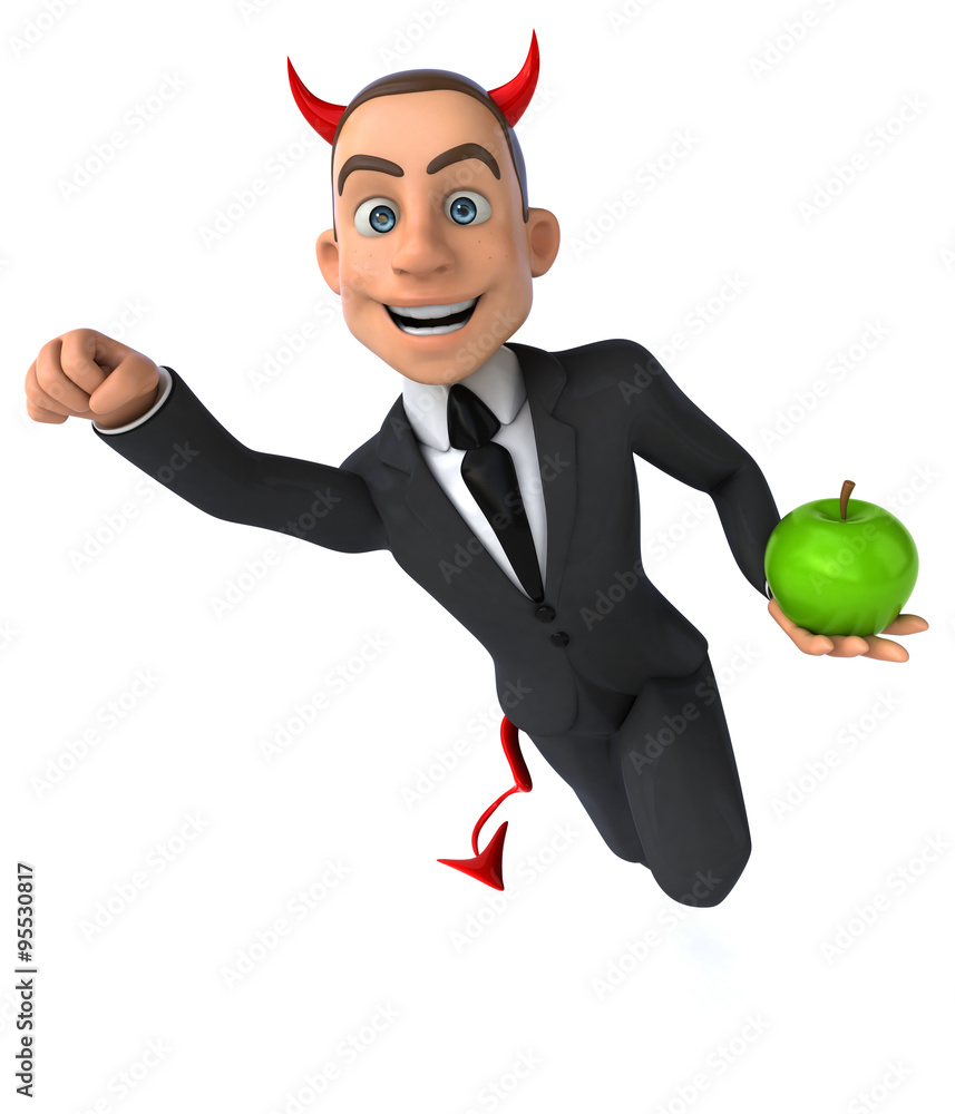Evil businessman Stock Illustration | Adobe Stock